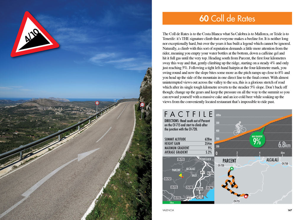 100 Greatest Cycling Climbs of Spain | Adventure Books by Vertebrate ...